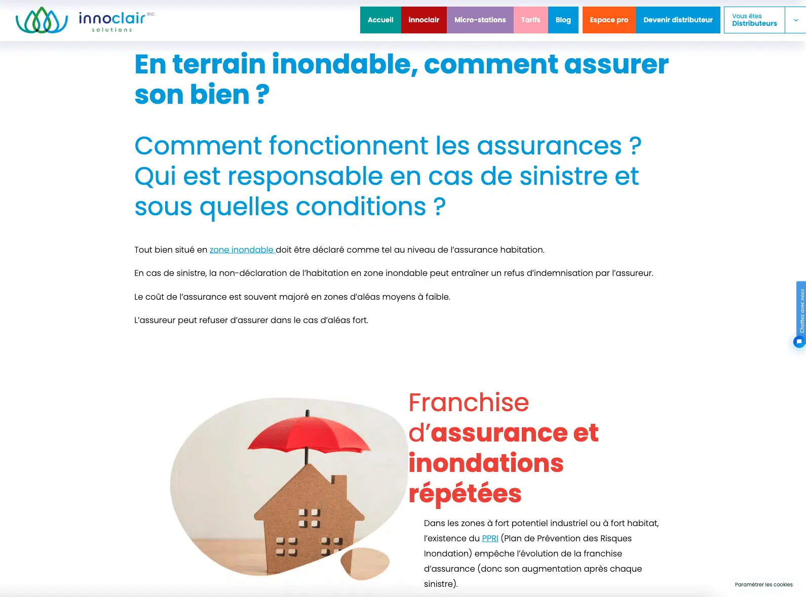 En terrain inondable, comment assurer son habitation